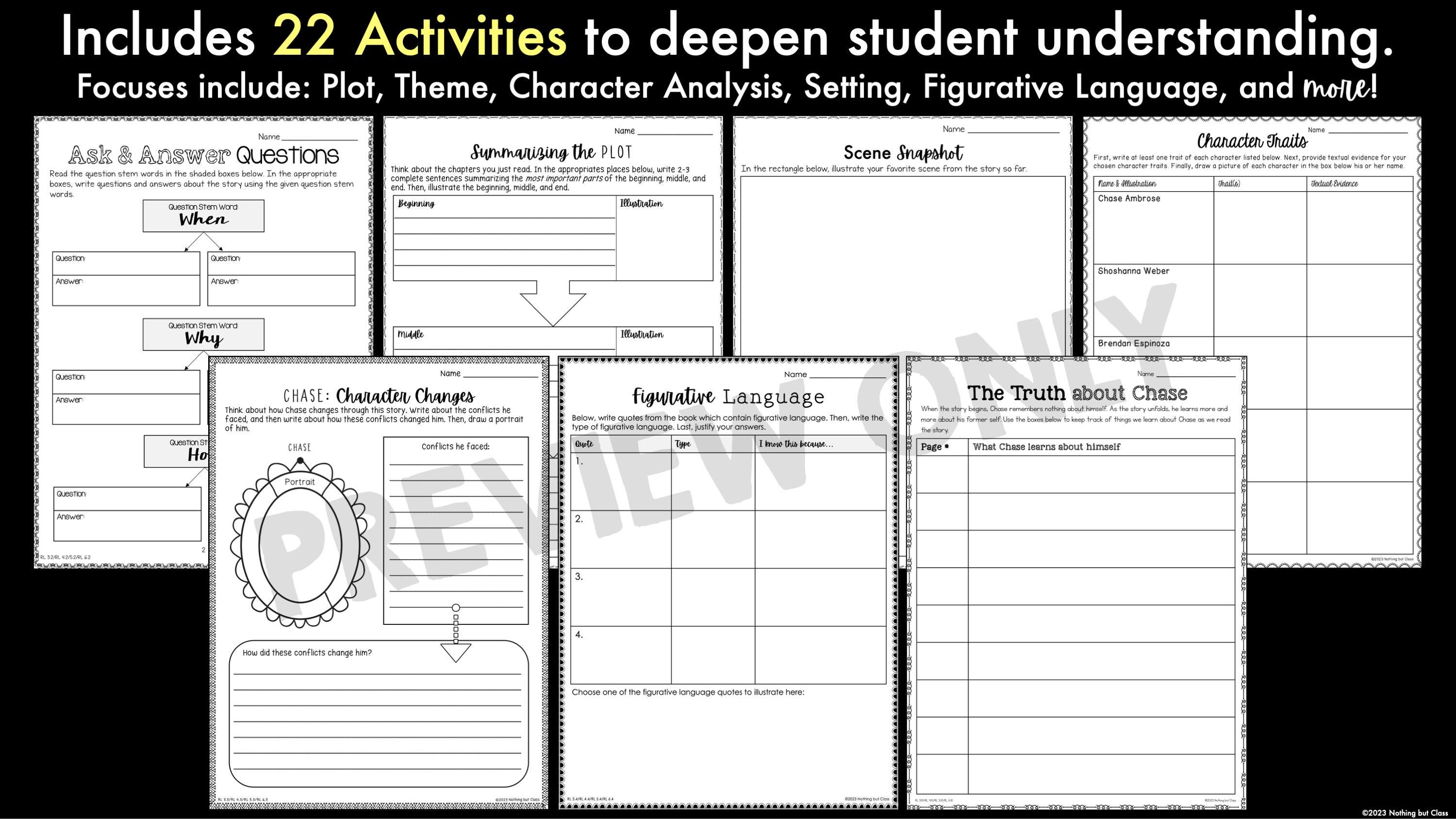 Restart | Reading Response Activities and Projects | Guided Reading ...