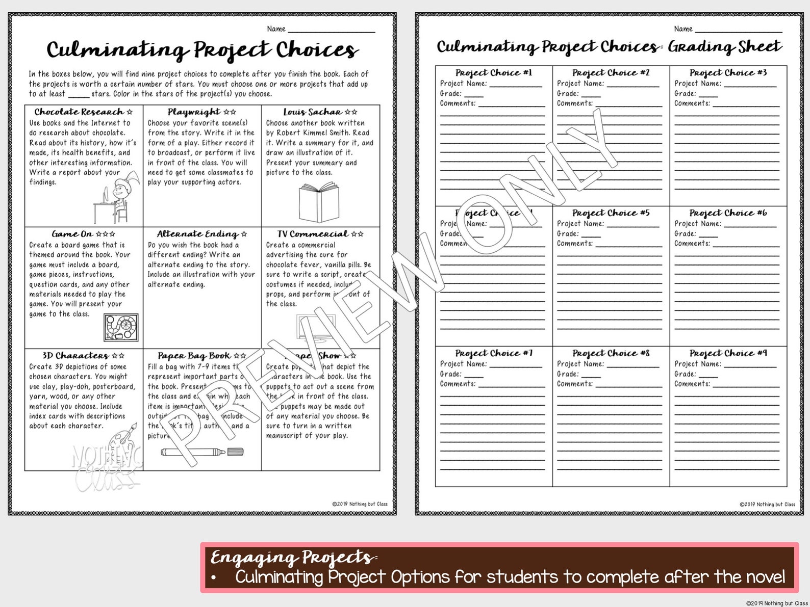 Chocolate Fever | Reading Response Activities and Projects | Guided ...