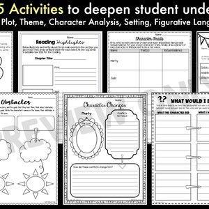 Shiloh Novel Study Unit | Literature Guide | Comprehension Worksheets ...