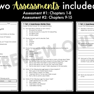 Shiloh Novel Study Unit | Literature Guide | Comprehension Worksheets ...