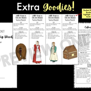 Little House in the Big Woods Novel Study Unit | Literature Guide ...