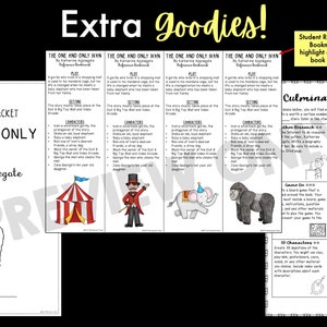 The One and Only Ivan Novel Study Unit | Literature Guide ...