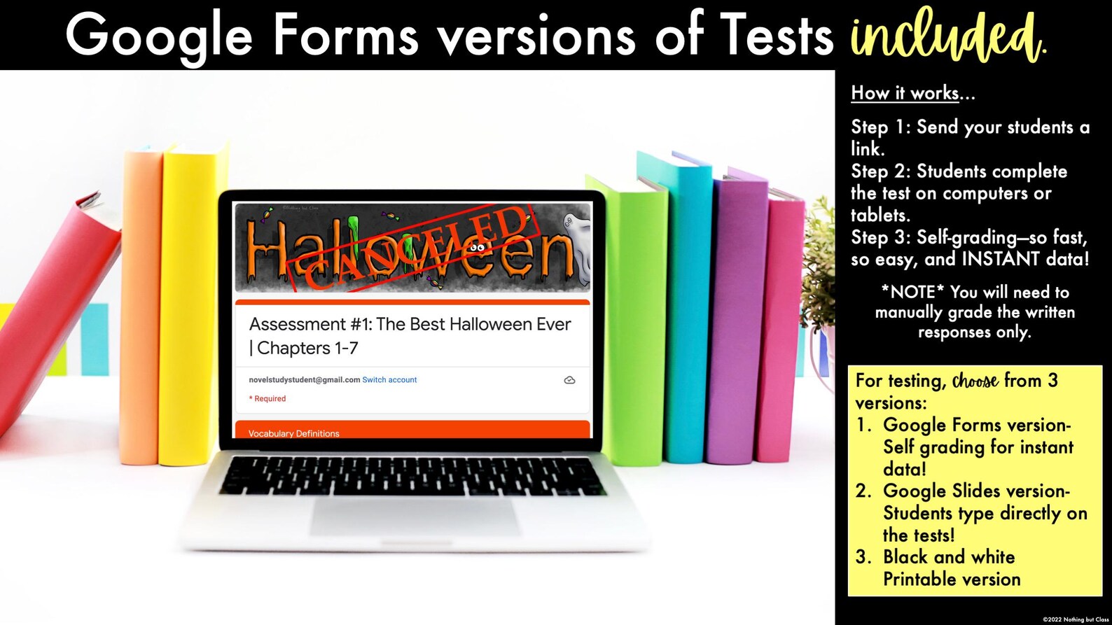 The Best Halloween Ever Tests | Quizzes | Assessments for Novel Study ...