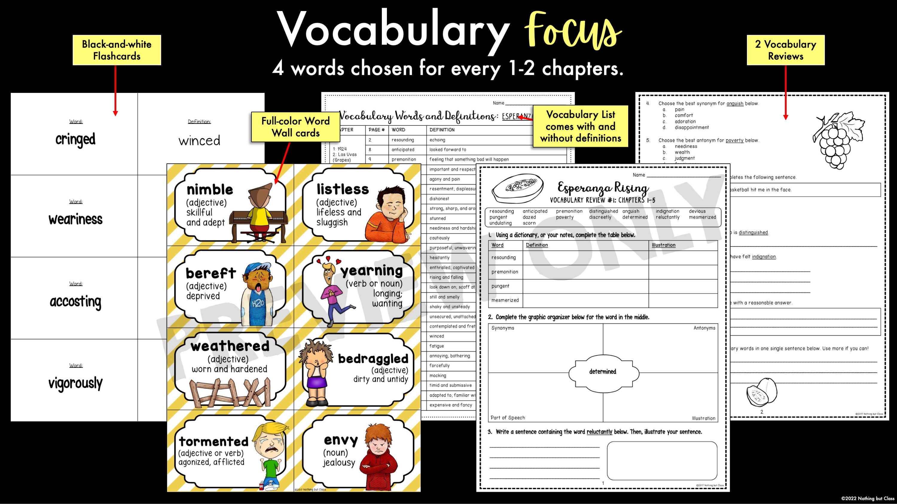 Esperanza Rising Novel Study Unit | Literature Guide | Comprehension ...