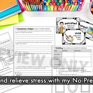 Bunnicula | Comprehension and Vocabulary by Chapter | Guided Reading ...