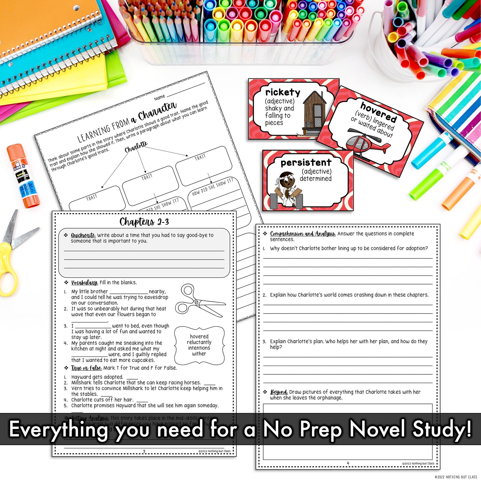 Riding Freedom Novel Study Unit | Literature Guide | Comprehension ...