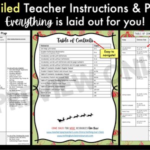 The Christmas Pig Novel Study Unit | Literature Guide | Comprehension ...