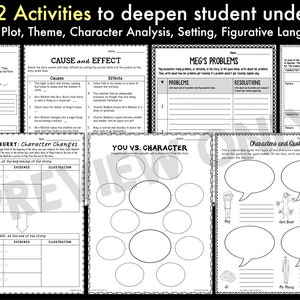 A Wrinkle in Time | Reading Response Activities and Projects | Guided ...
