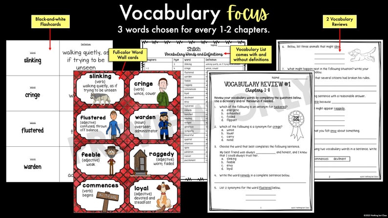 Shiloh Novel Study Unit | Literature Guide | Comprehension Worksheets ...