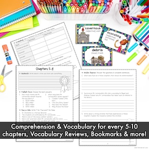 The Wild Robot Escapes | Comprehension and Vocabulary by Chapter ...