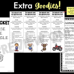 The Mouse and the Motorcycle Novel Study Unit | Literature Guide ...