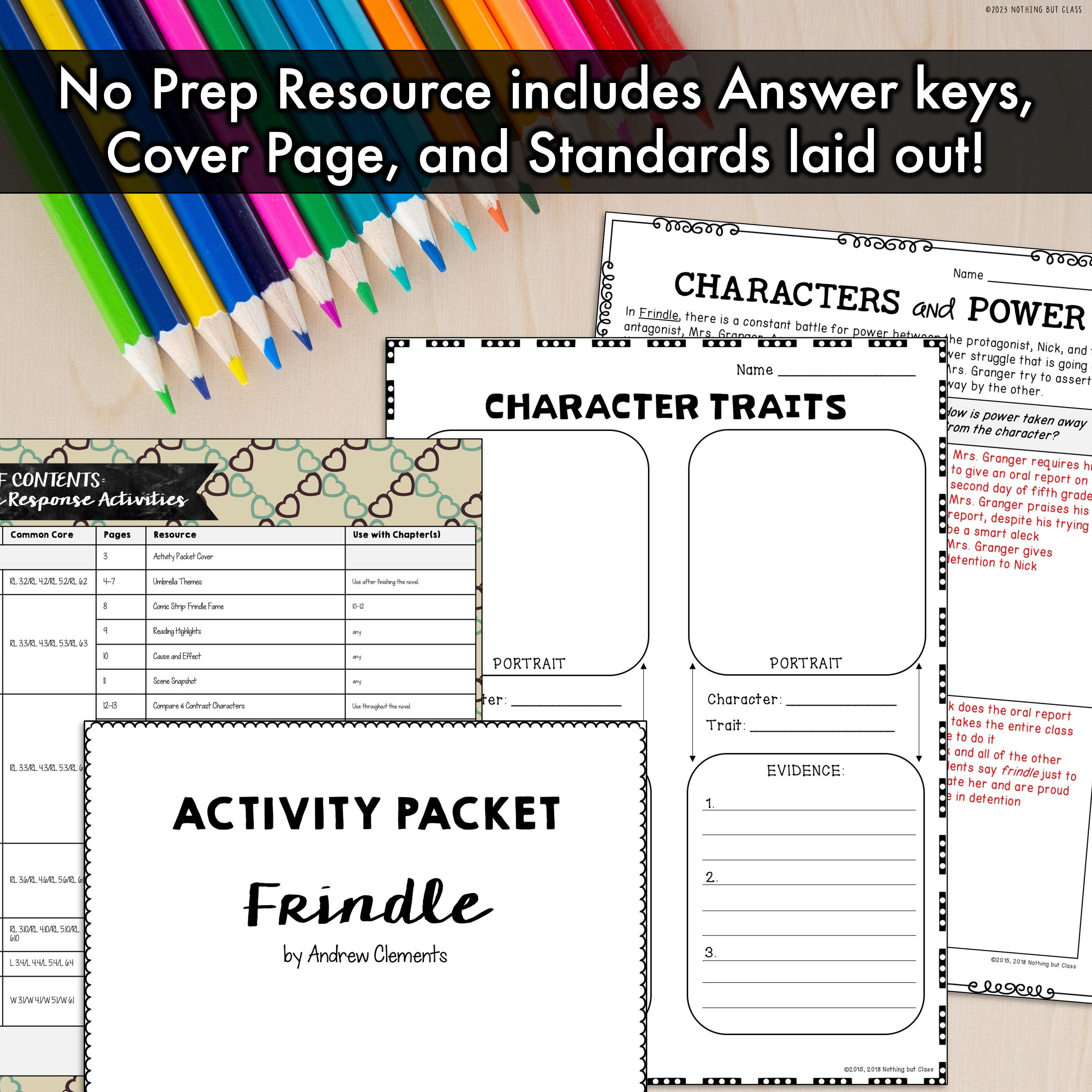 Frindle | Reading Response Activities and Projects | Guided Reading ...