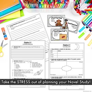 Bud, Not Buddy | Comprehension and Vocabulary by Chapter | Guided ...