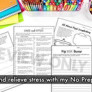 Pippi Longstocking | Reading Response Activities and Projects ...