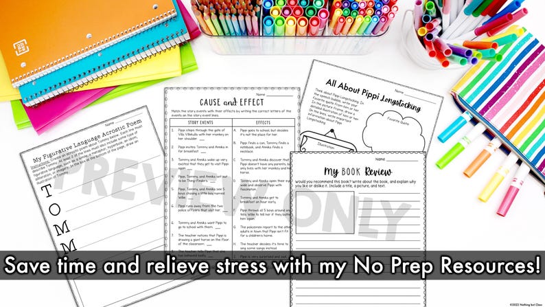 Pippi Longstocking | Reading Response Activities and Projects ...