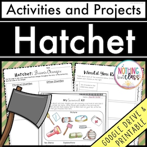 Hatchet | Reading Response Activities and Projects | Resources for ...
