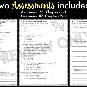 A Long Walk to Water Novel Study Unit | Literature Guide ...