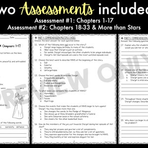Stargirl Novel Study Unit | Literature Guide | Comprehension Worksheets ...