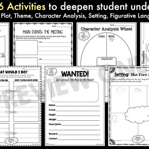 The Witches Novel Study Unit | Literature Guide | Comprehension ...