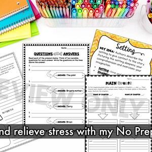 Hatchet | Reading Response Activities and Projects | Resources for ...