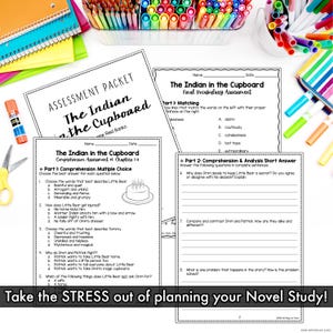 The Indian in the Cupboard - Tests | Quizzes | Assessments for Novel ...