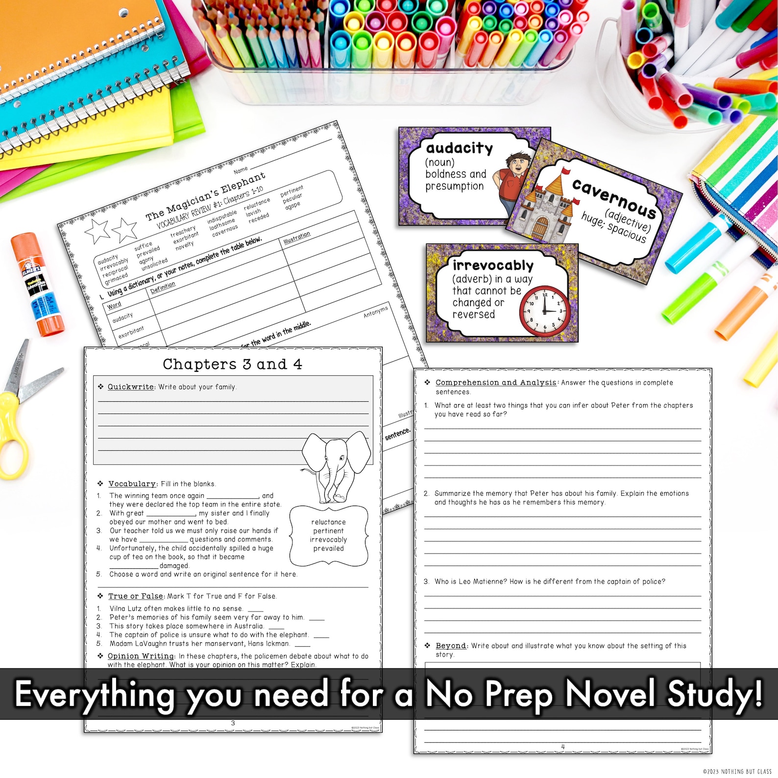 The Magician's Elephant Novel Study Unit | Literature Guide ...