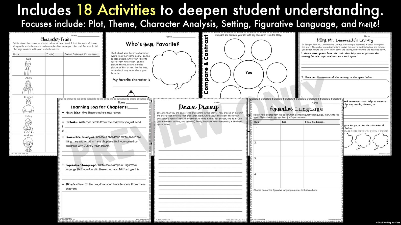 Escape From Mr. Lemoncello's Library | Reading Response Activities and ...