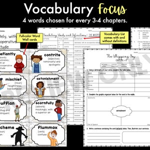 The Whipping Boy Novel Study Unit | Literature Guide | Comprehension ...