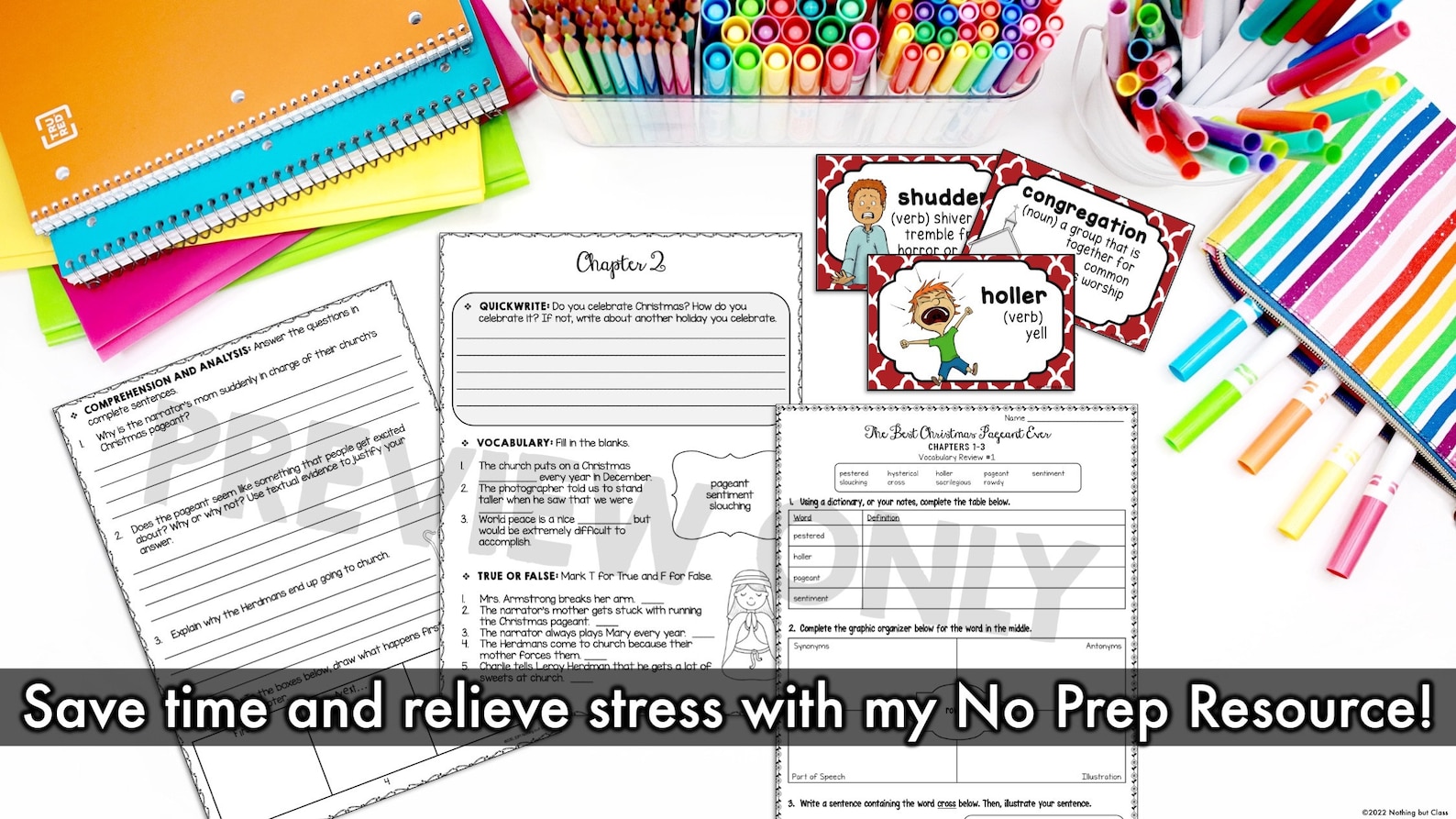The Best Christmas Pageant Ever | Comprehension and Vocabulary by ...