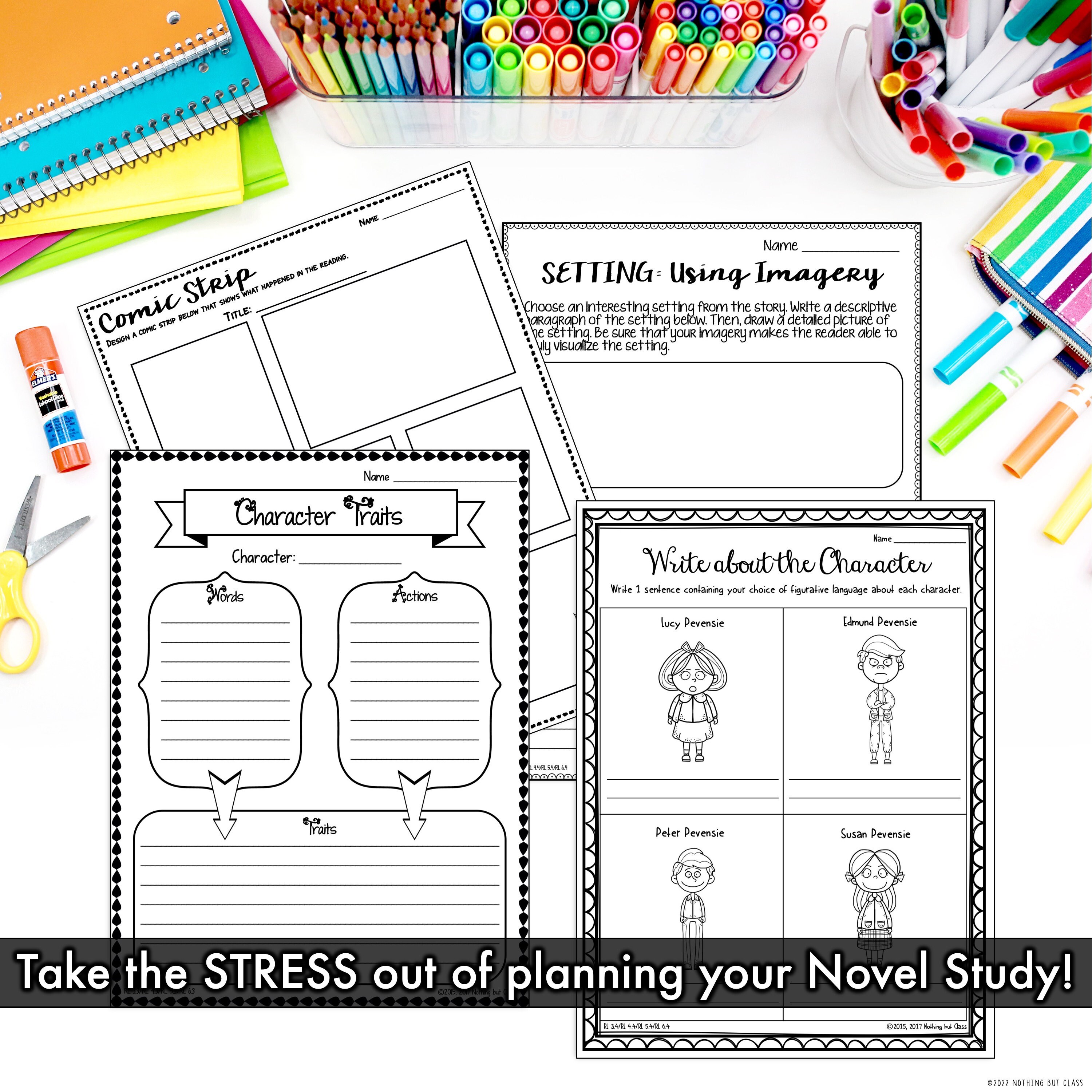 The Lion, the Witch, and the Wardrobe | Reading Response Activities and ...