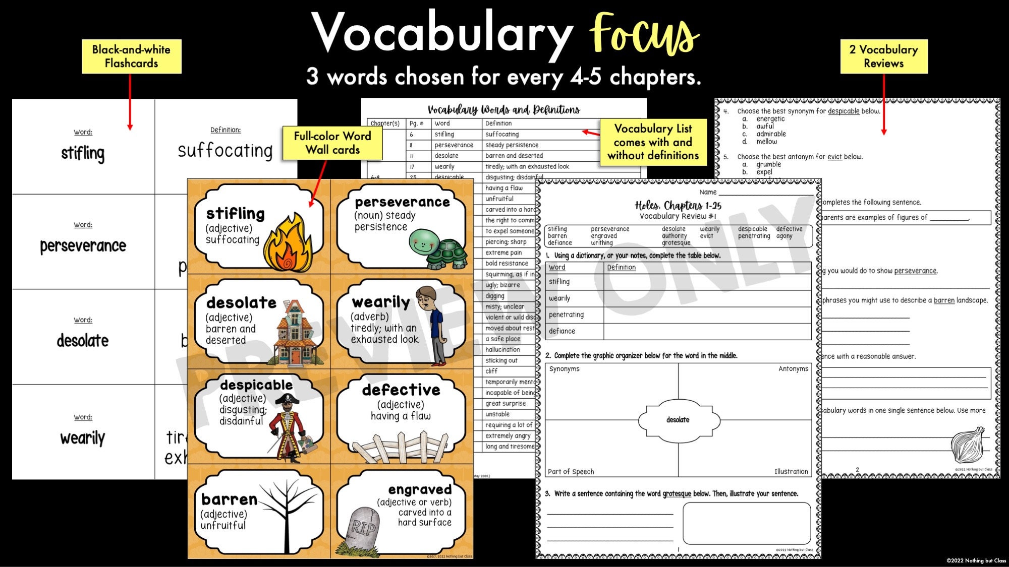 Holes Novel Study Unit | Literature Guide | Comprehension Worksheets ...