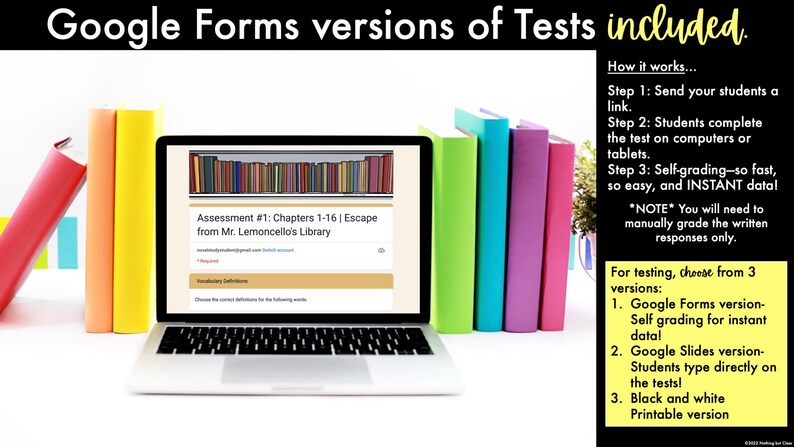 Escape From Mr. Lemoncello's Library - Tests | Quizzes | Assessments ...