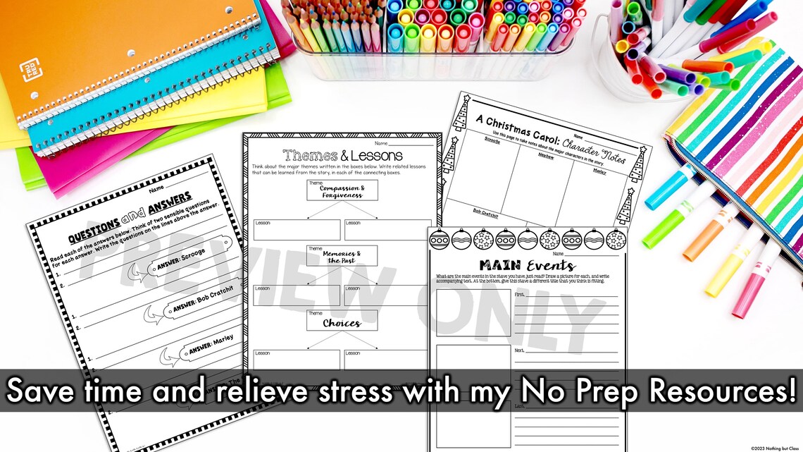 A Christmas Carol | Reading Response Activities and Projects | Guided ...