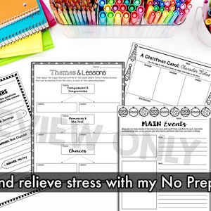 A Christmas Carol | Reading Response Activities and Projects | Guided ...