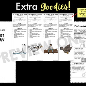 The Trumpet of the Swan Novel Study Unit | Literature Guide ...