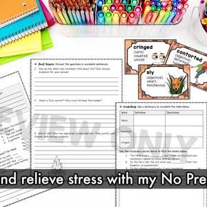 Boy of the Painted Cave | Comprehension and Vocabulary by Chapter ...