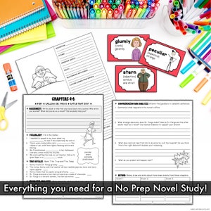 Chocolate Fever Novel Study Unit | Literature Guide | Comprehension ...