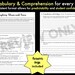 The Giver | Comprehension and Vocabulary by Chapter | Guided Reading ...