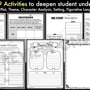 The Mouse and the Motorcycle Novel Study Unit | Literature Guide ...