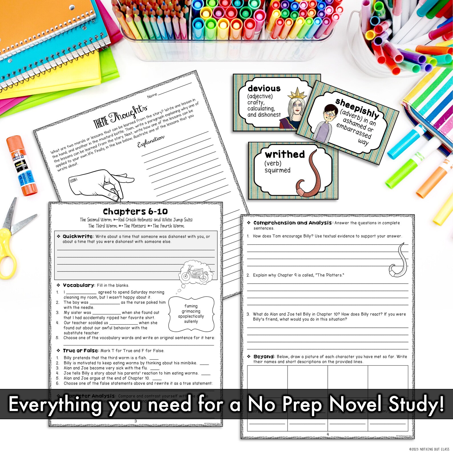 How to Eat Fried Worms Novel Study Unit | Literature Guide ...