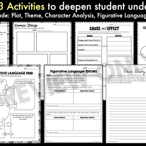 Tales of a Fourth Grade Nothing Novel Study Unit | Literature Guide ...