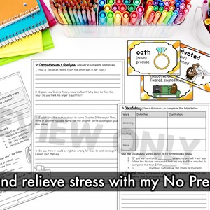 The Lemonade Crime | Comprehension and Vocabulary by Chapter | Guided ...