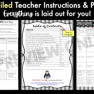 Tales of a Fourth Grade Nothing Novel Study Unit | Literature Guide ...