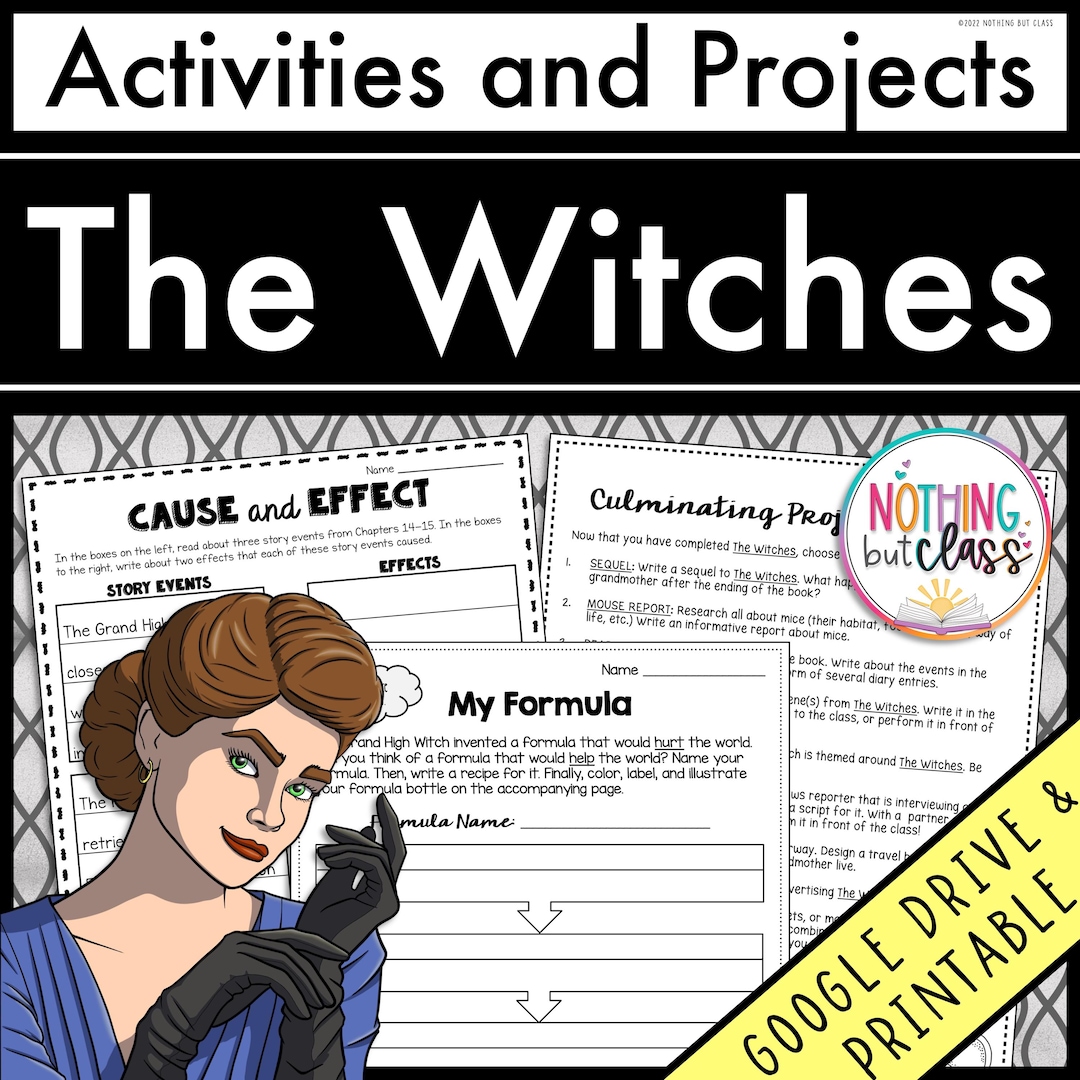 The Witches | Reading Response Activities and Projects | Guided Reading ...