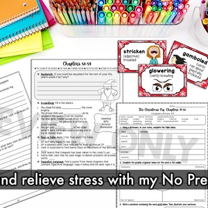 The Christmas Pig | Comprehension and Vocabulary by Chapter | Guided ...