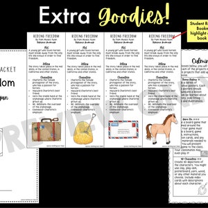 Riding Freedom Novel Study Unit | Literature Guide | Comprehension ...