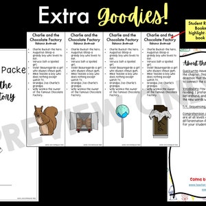 Charlie and the Chocolate Factory | Comprehension and Vocabulary by ...