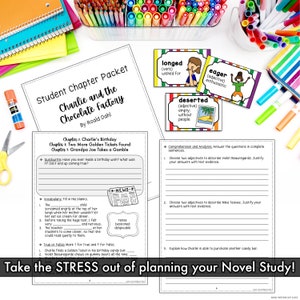 Charlie and the Chocolate Factory | Comprehension and Vocabulary by ...