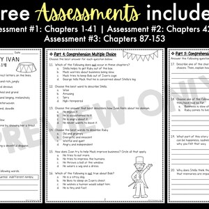 The One and Only Ivan Novel Study Unit | Literature Guide ...