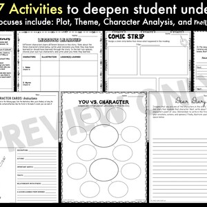 Sideways Stories From Wayside School Novel Study Unit | Literature ...